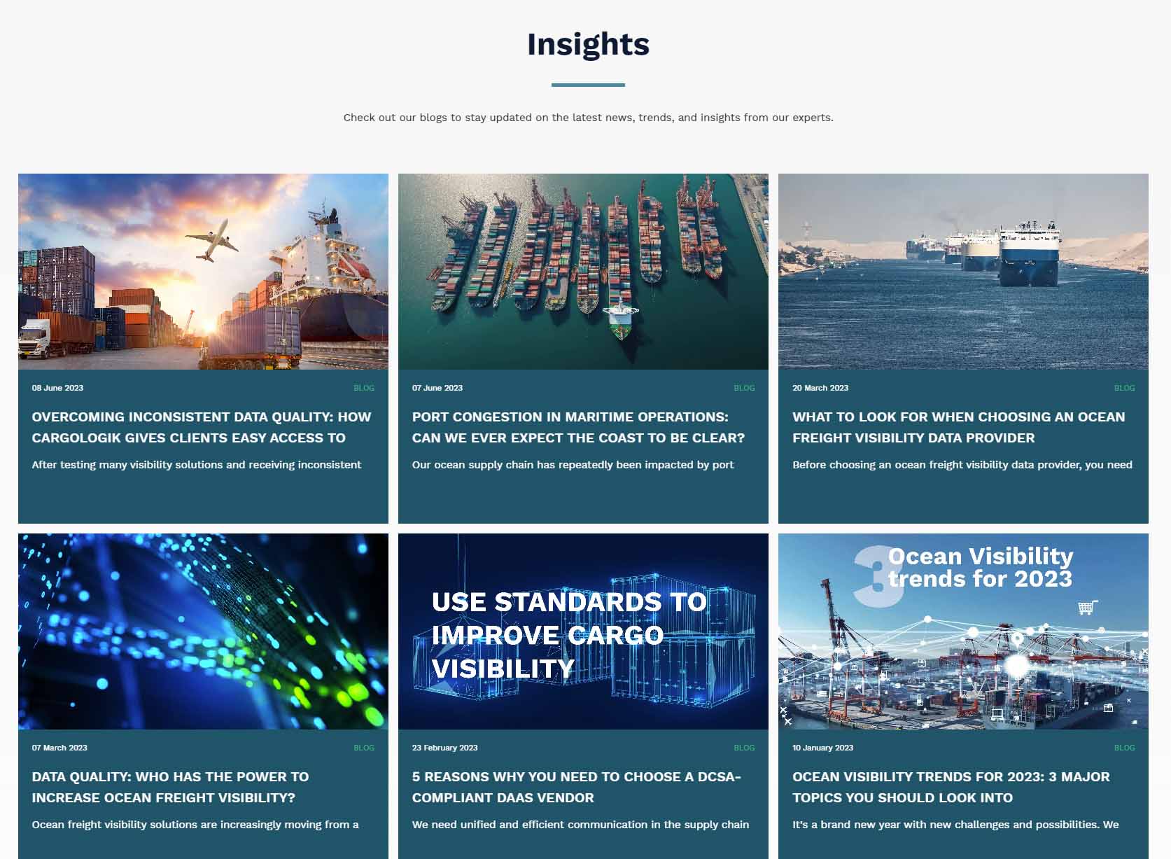 Insights - Knowledge Base OceanIO